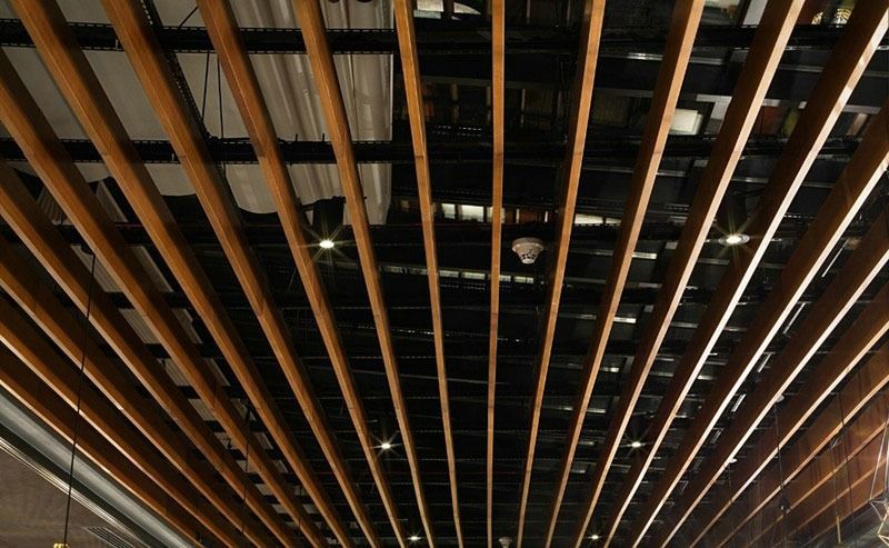 Grill ceiling | Sepia Grill system | Acoustic properties